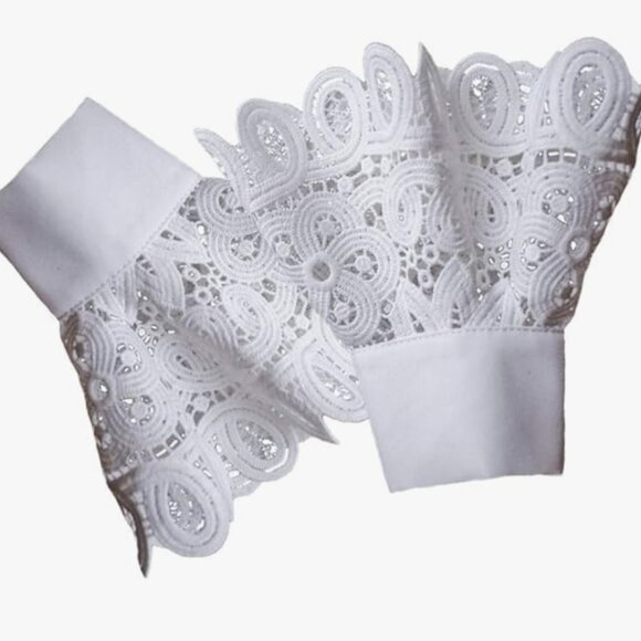Accessories | Layered Lace White Cuffs | Poshmark